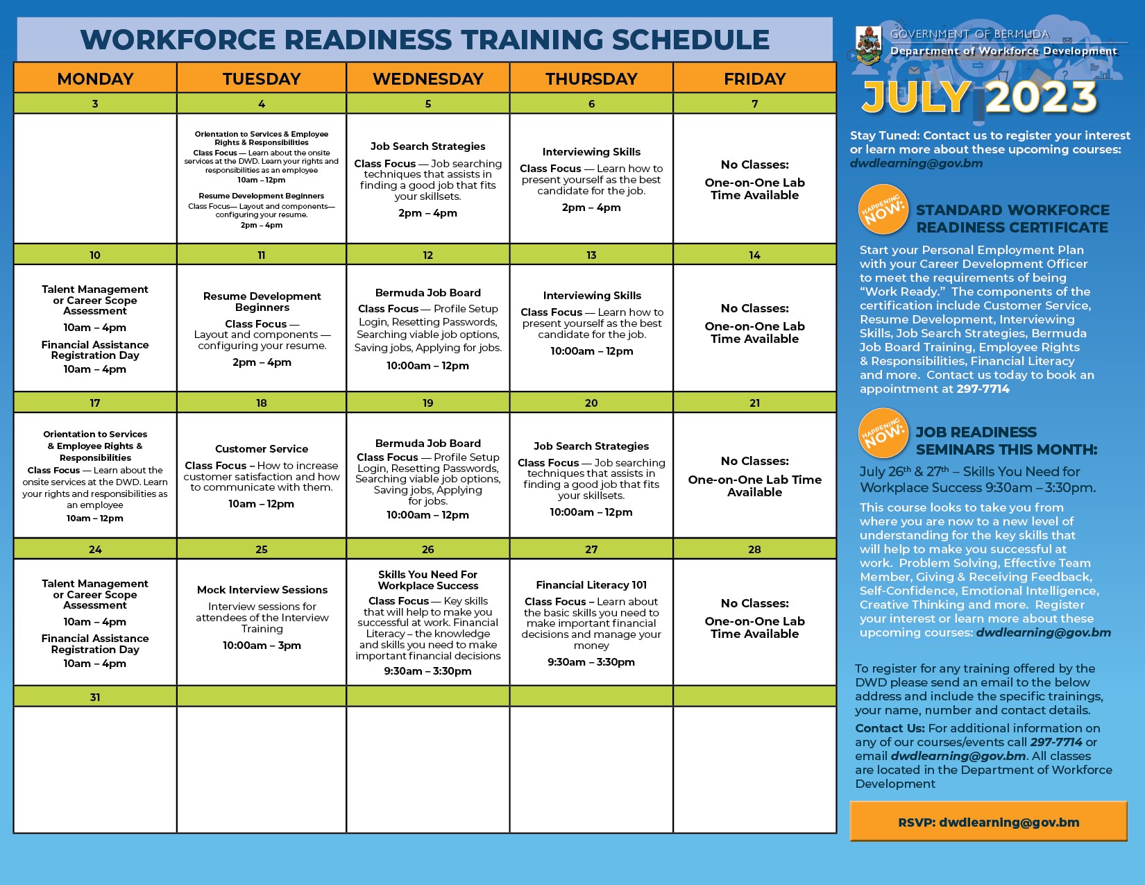 Workforce Development | Government of Bermuda