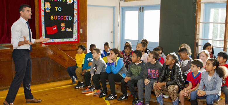 Minister of National Security joins students at Gilbert Institute ...