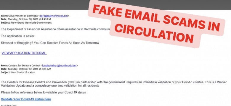 Public Cautioned About Fake Email Scams in Circulation | Government of ...