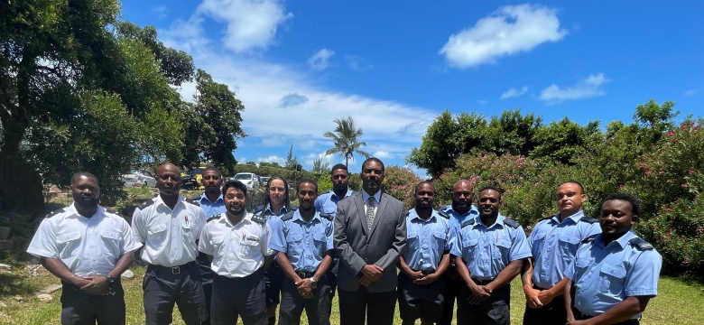 Minister Visits Trainee Prison Officers | Government of Bermuda