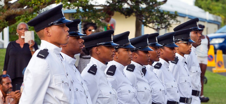 Bermuda Police Service's passing out parade for new recruits ...