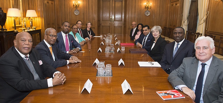 Premier Burt and Overseas Territory Leaders meet with UK Prime Minister ...