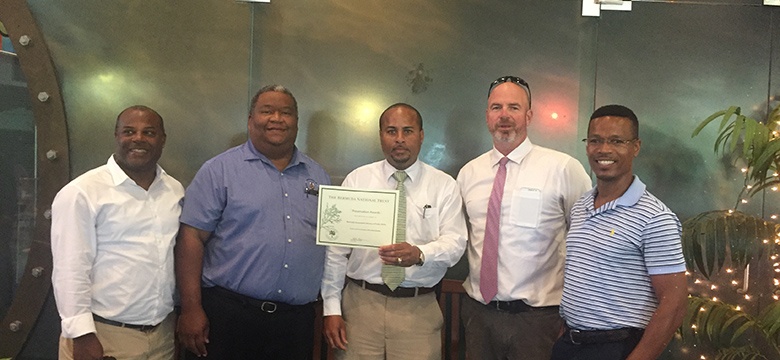 Award Presented to the Ministry of Public Works | Government of Bermuda
